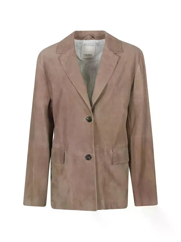 Max Mara Suede Blazer - Neutrals
