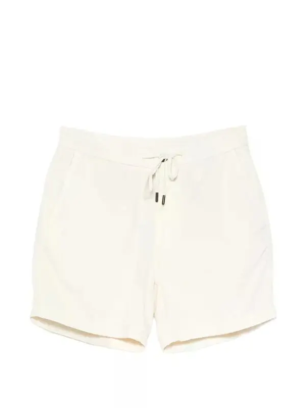 Incotex Drawstring Corduroy Shorts - Neutrals