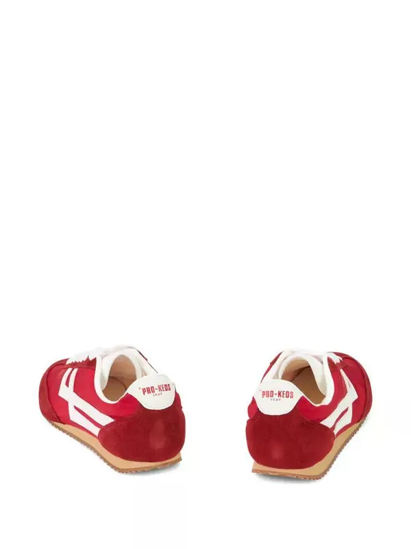 PRO-KEDS 1949 Racer 77 Suede-panelled Sneakers - Red