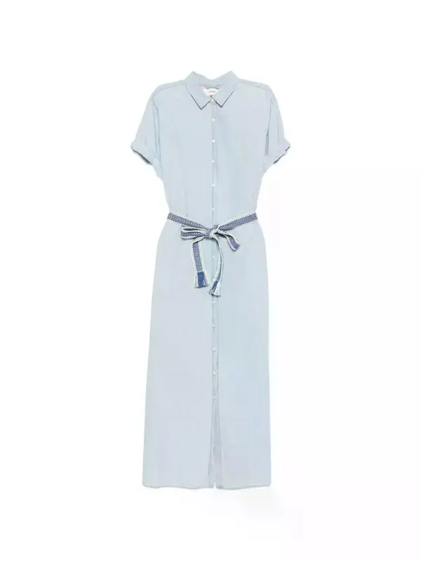 Xirena Belted Short-sleeve Maxi Dress