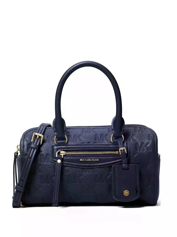 Michael Kors Monogram Pebbled-leather Tote Bag