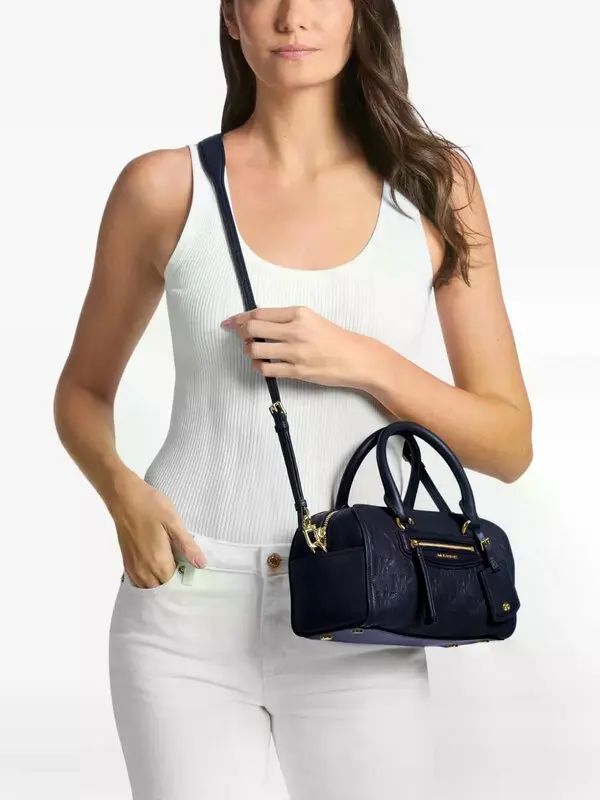 Michael Kors Monogram Pebbled-leather Tote Bag