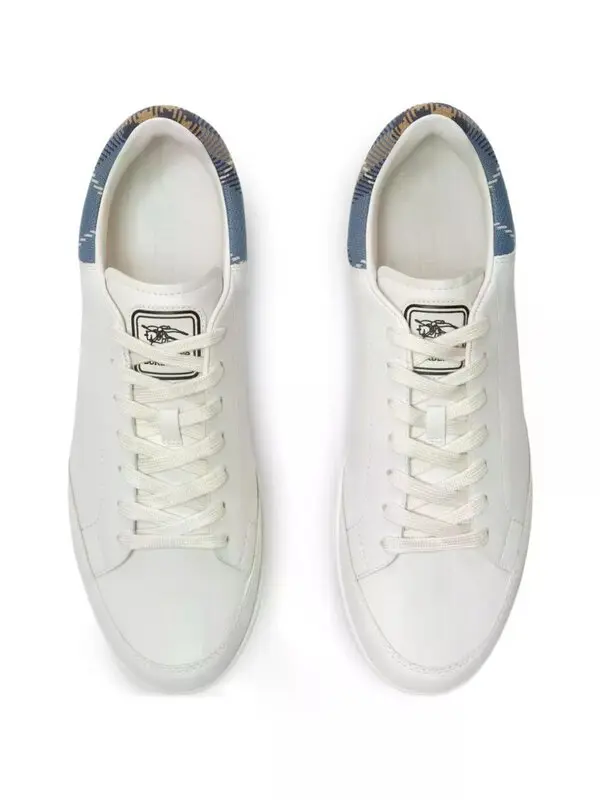 Burberry Leather Set Sneakers - White