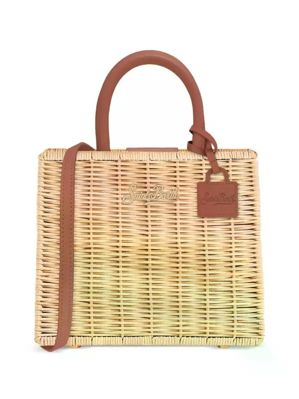 MC2 SAINT BARTH Woven Tote Bag - Neutrals