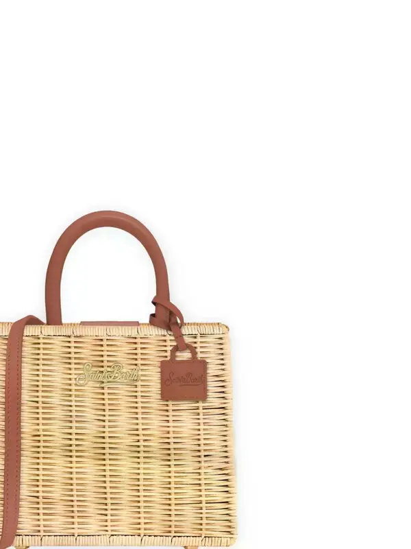 MC2 SAINT BARTH Woven Tote Bag - Neutrals