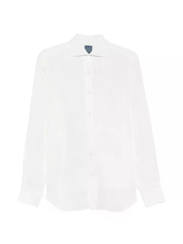 BARBA NAPOLI Paisley-jacquard Shirt