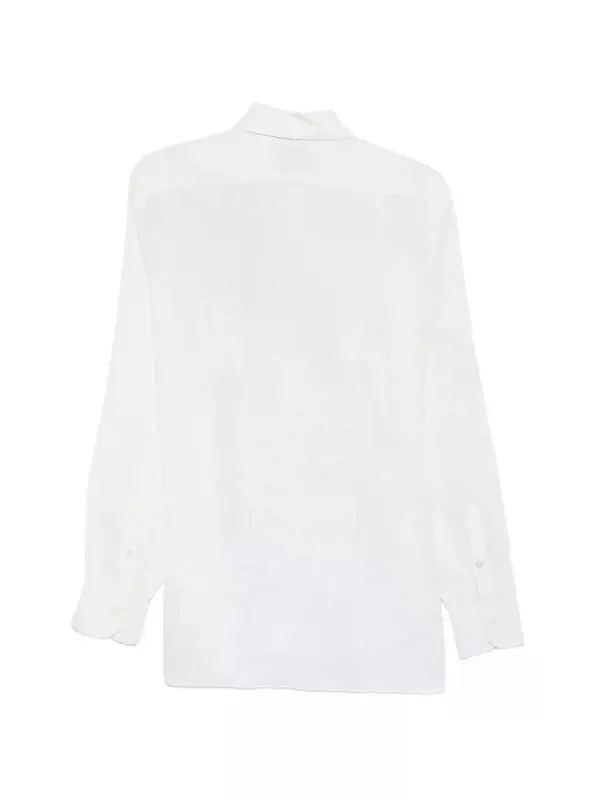 BARBA NAPOLI Paisley-jacquard Shirt