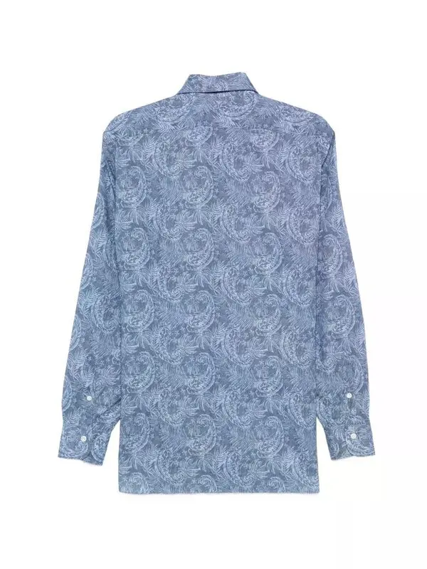 BARBA NAPOLI Paisley-print Long-sleeve Shirt