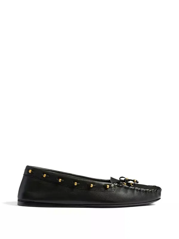 Khaite Flat Loafers - Black
