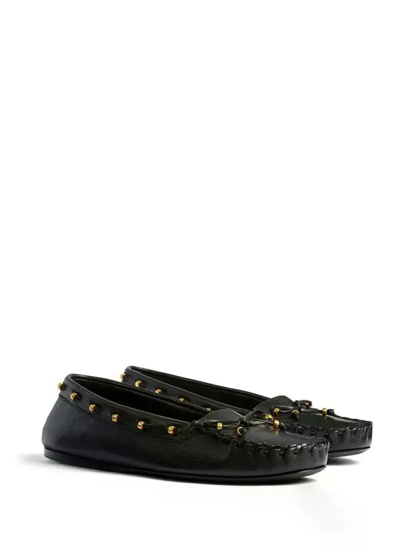 Khaite Flat Loafers - Black
