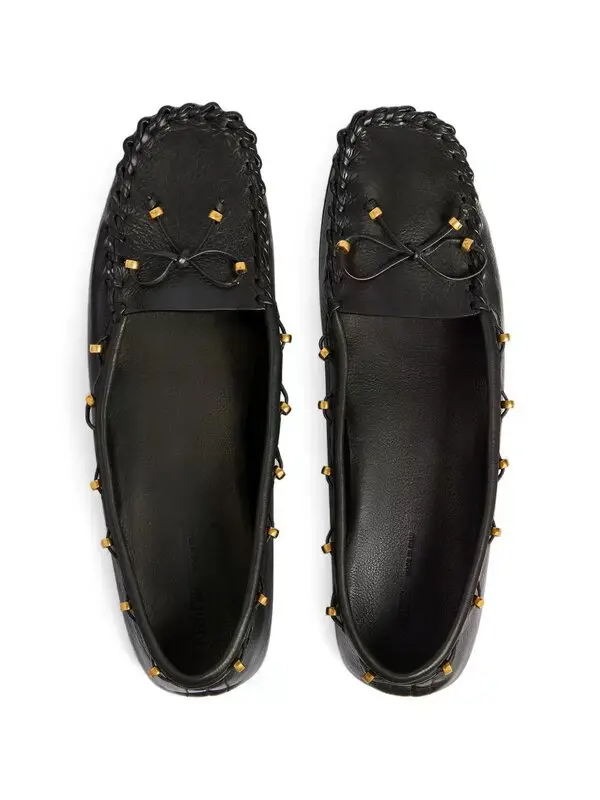 Khaite Flat Loafers - Black