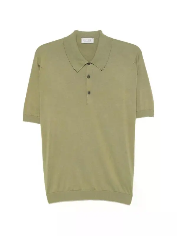 John Smedley Short-sleeves Polo Shirt - Green