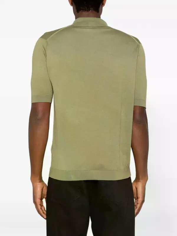 John Smedley Short-sleeves Polo Shirt - Green