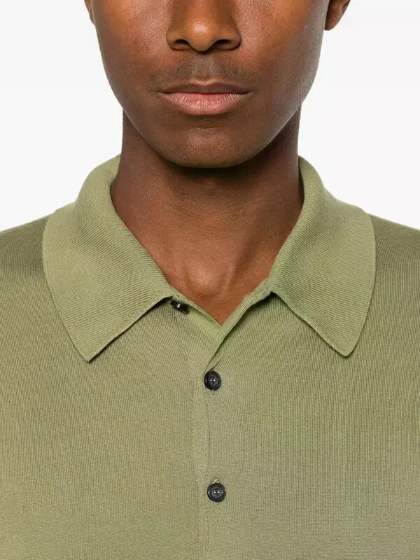 John Smedley Short-sleeves Polo Shirt - Green