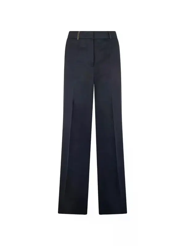 Peserico Pressed-crease Trousers - Blue