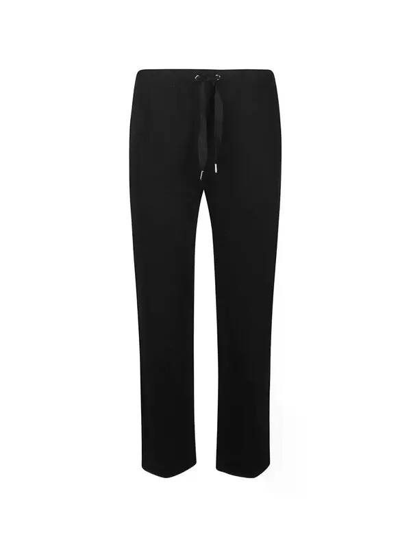 Majestic Filatures Drawstring-fastening Trousers - Black