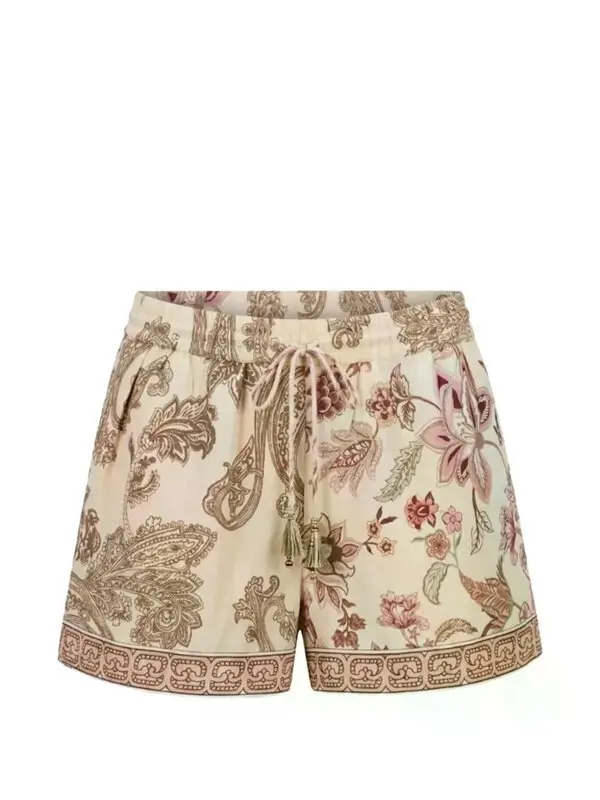 Hemant & Nandita Dani Paisley-print Shorts - Neutrals
