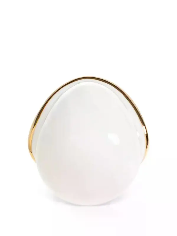 Jacquemus Raisin Oval Earrings - White