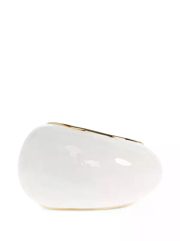 Jacquemus Sculptural Cuff Bracelet - White