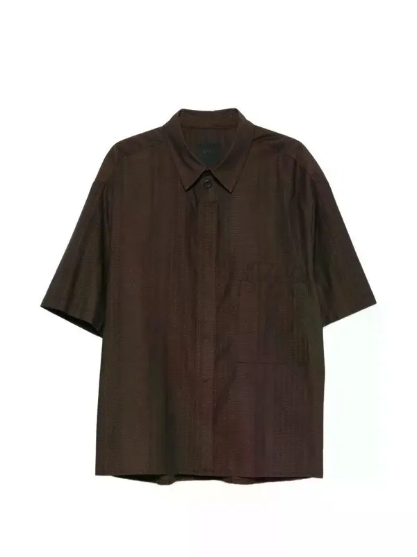 FREI-MUT Salter Textured Short-sleeve Shirt