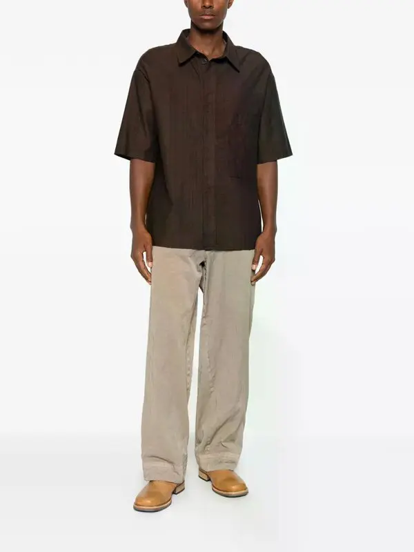 FREI-MUT Salter Textured Short-sleeve Shirt