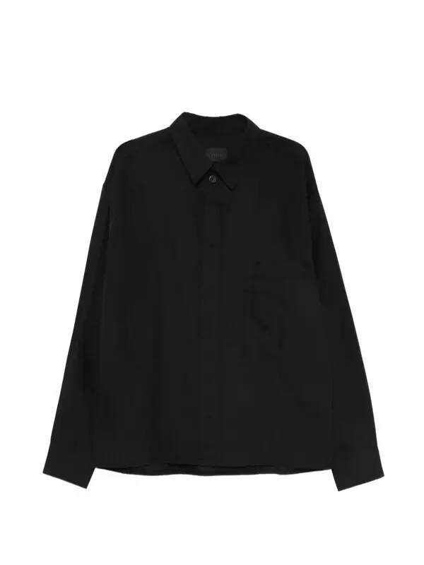 FREI-MUT Saltby Textured Long-sleeve Shirt