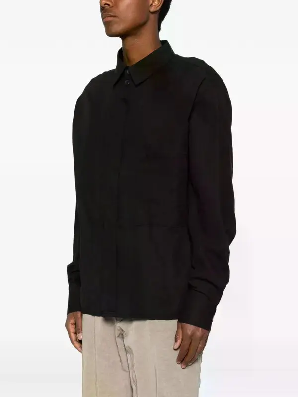 FREI-MUT Saltby Textured Long-sleeve Shirt