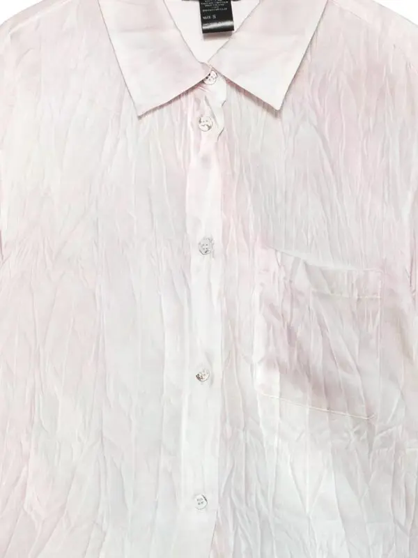 Avant Toi Crinkled-effect Shirt - Pink