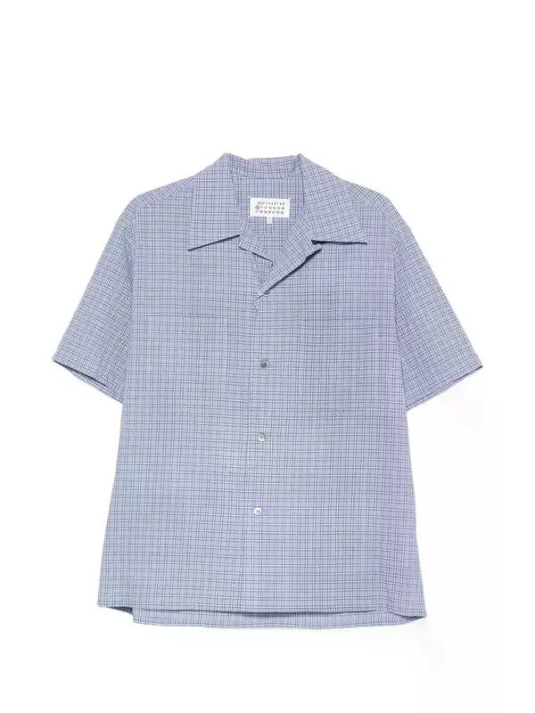 MAISON MARGIELA Check-pattern Camp-collar Shirt