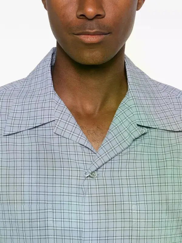 MAISON MARGIELA Check-pattern Camp-collar Shirt