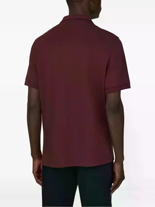 Boggi Milano High-performance Piqué Polo Shirt With S-cafè® Yarn