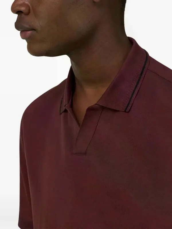 Boggi Milano High-performance Piqué Polo Shirt With S-cafè® Yarn