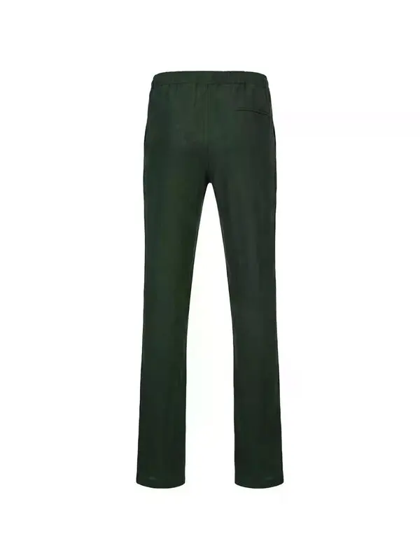 Kiton Drawstring Straight-leg Trousers - Green