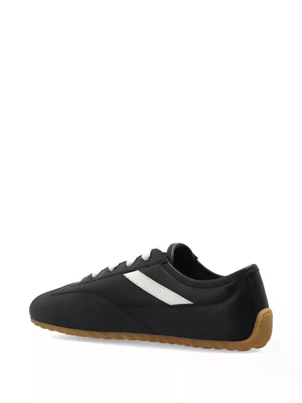 Alexander McQueen Boxe Leather Sneakers - Black