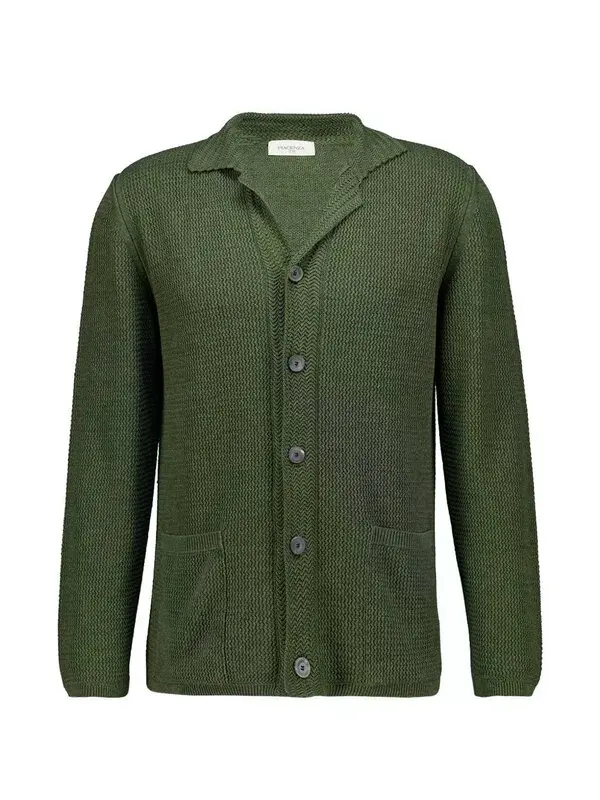 PIACENZA CASHMERE 1733 Textured-knit Jacket - Green