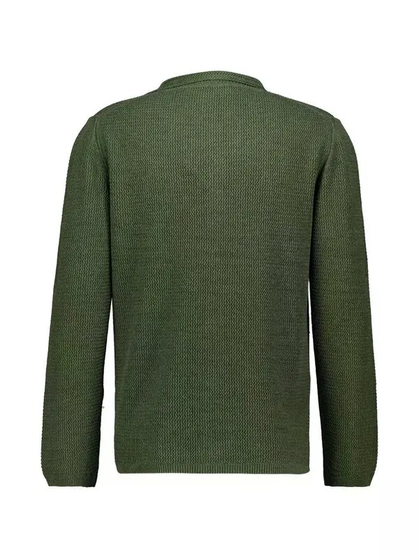 PIACENZA CASHMERE 1733 Textured-knit Jacket - Green