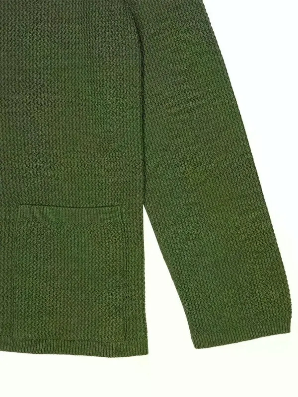 PIACENZA CASHMERE 1733 Textured-knit Jacket - Green