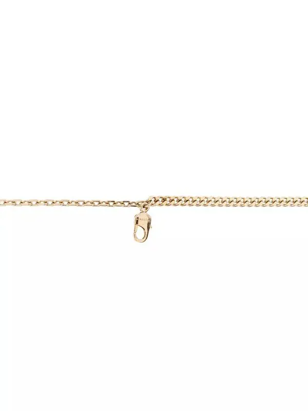 Alexander McQueen Y-motif Crystal-pendant Layered Necklace - Gold