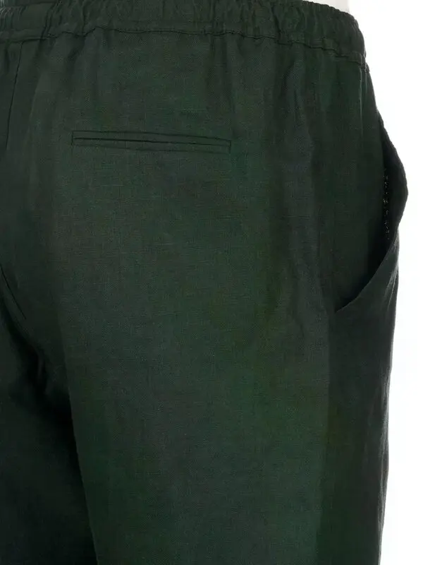 Kiton Drawstring Waistband Shorts - Green
