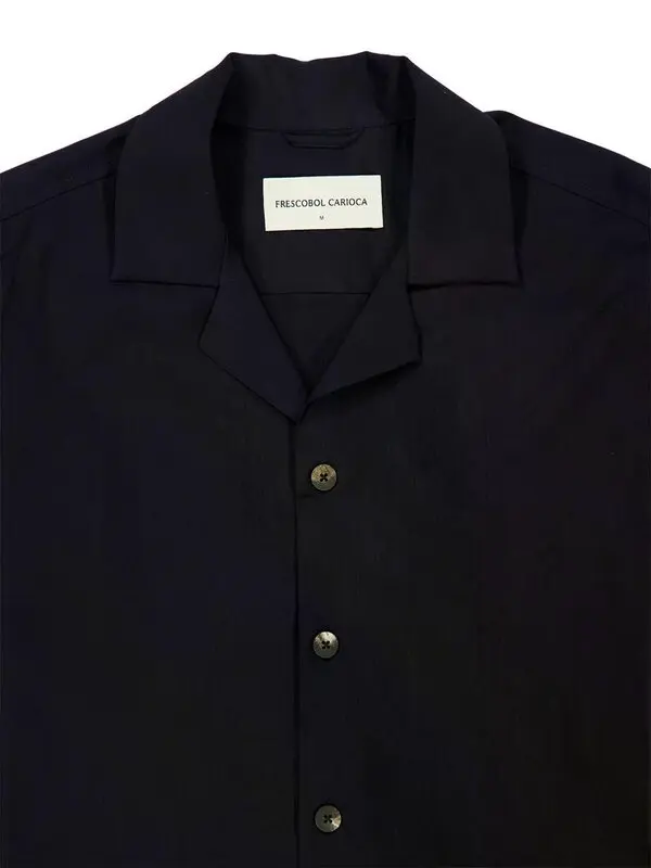 Frescobol Carioca Safra Wool Shirt - Blue