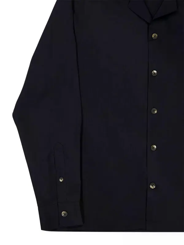 Frescobol Carioca Safra Wool Shirt - Blue