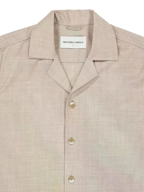 Frescobol Carioca Safra Wool Shirt - Neutrals