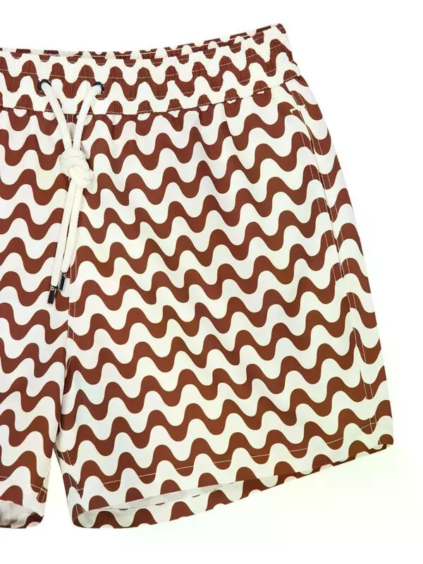 Frescobol Carioca Rio Sport Copacabana Swim Shorts - Brown