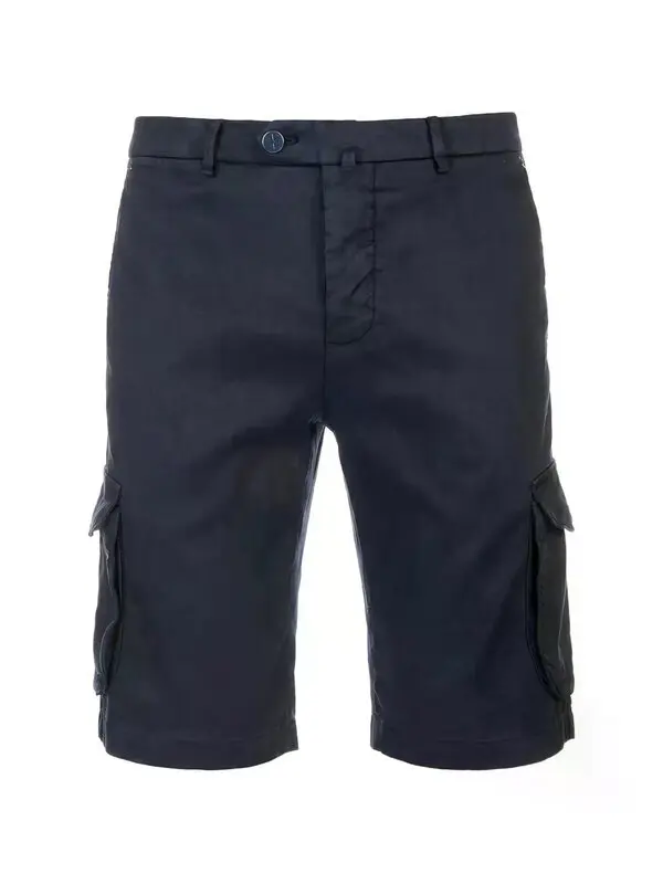 Kiton Cargo-pocket Shorts - Blue