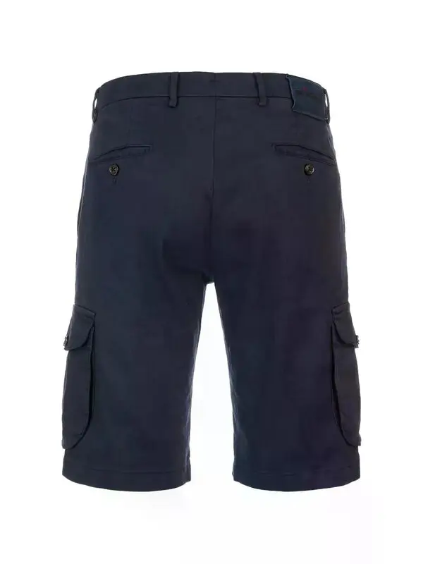 Kiton Cargo-pocket Shorts - Blue