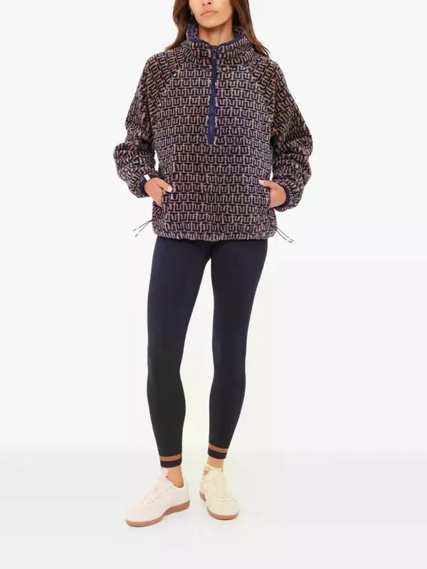 The Upside Abstract Zip-up Sweater
