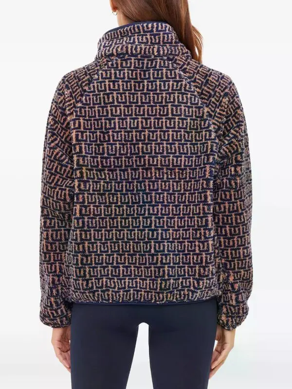The Upside Abstract Zip-up Sweater