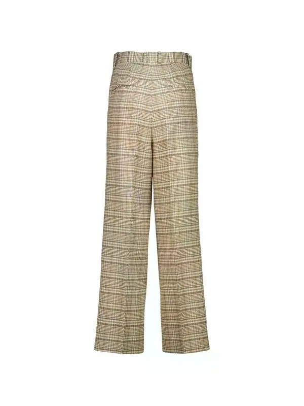 Auralee Check-pattern Trousers