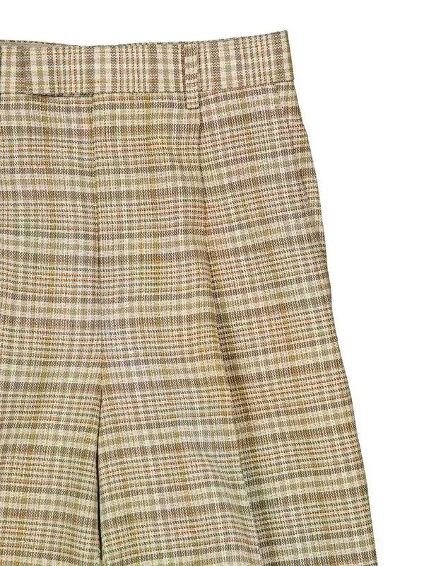 Auralee Check-pattern Trousers