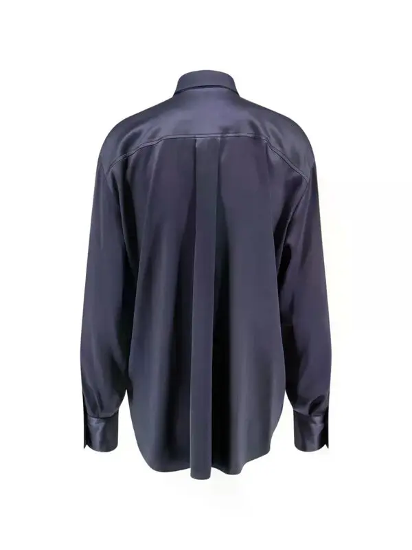 Brunello Cucinelli Long-sleeved Shirt With Monili Chain